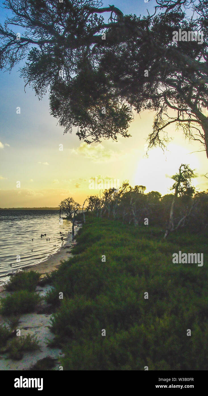 Sunset at Len Howard Conservation Park near Mandurah, Western Australia ...