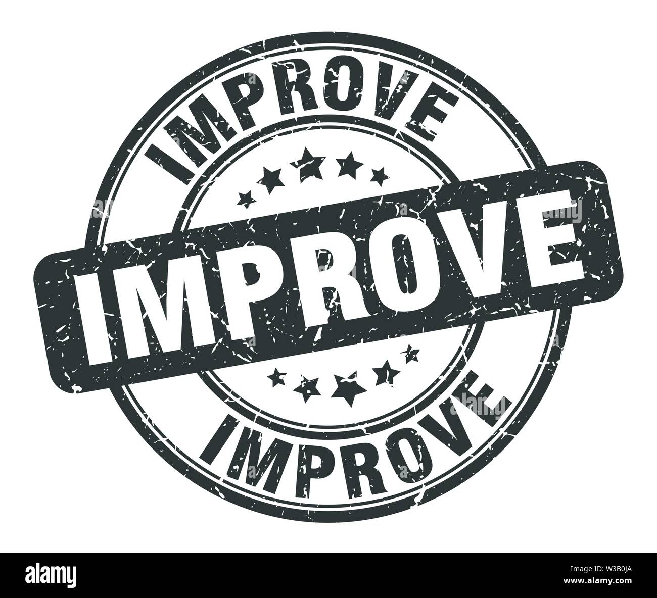 improve stamp. improve round grunge sign. improve Stock Vector Image ...