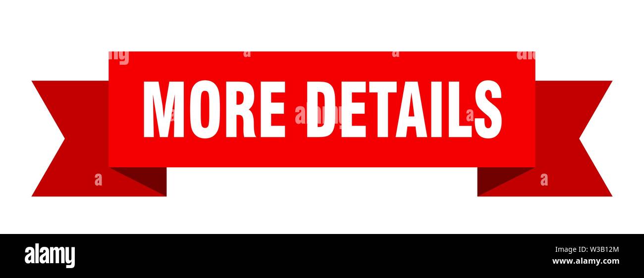 more details ribbon. more details isolated sign. more details banner ...