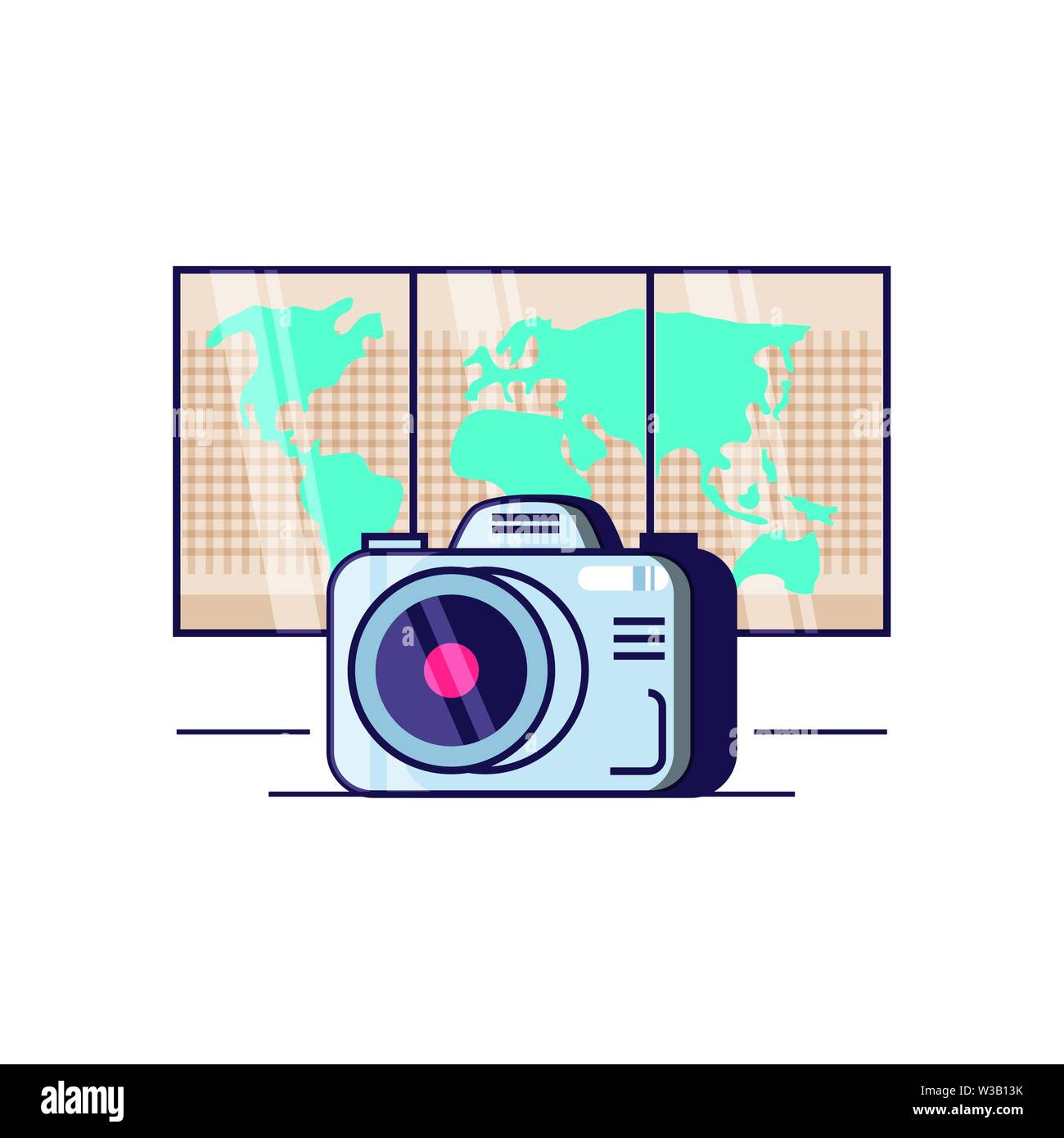 City photo map Stock Vector Images - Alamy