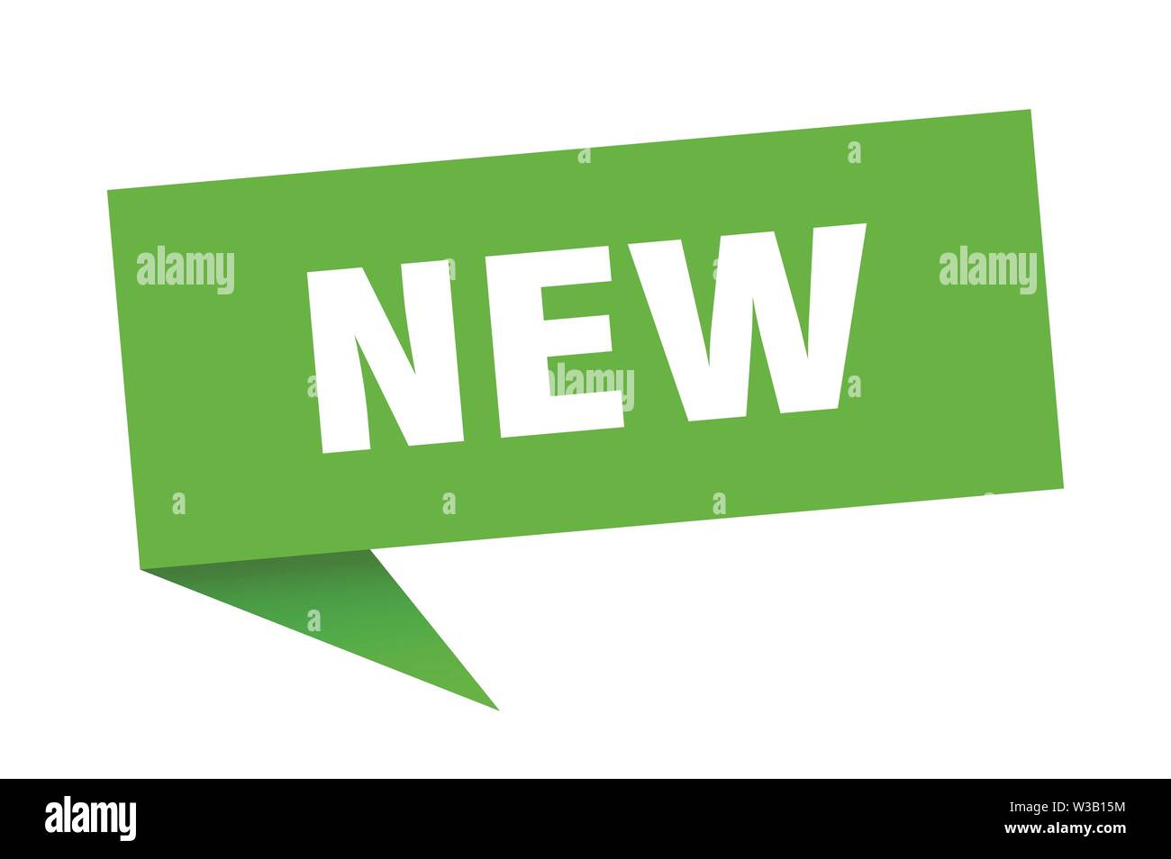 new speech bubble. new sign. new banner Stock Vector Image & Art - Alamy