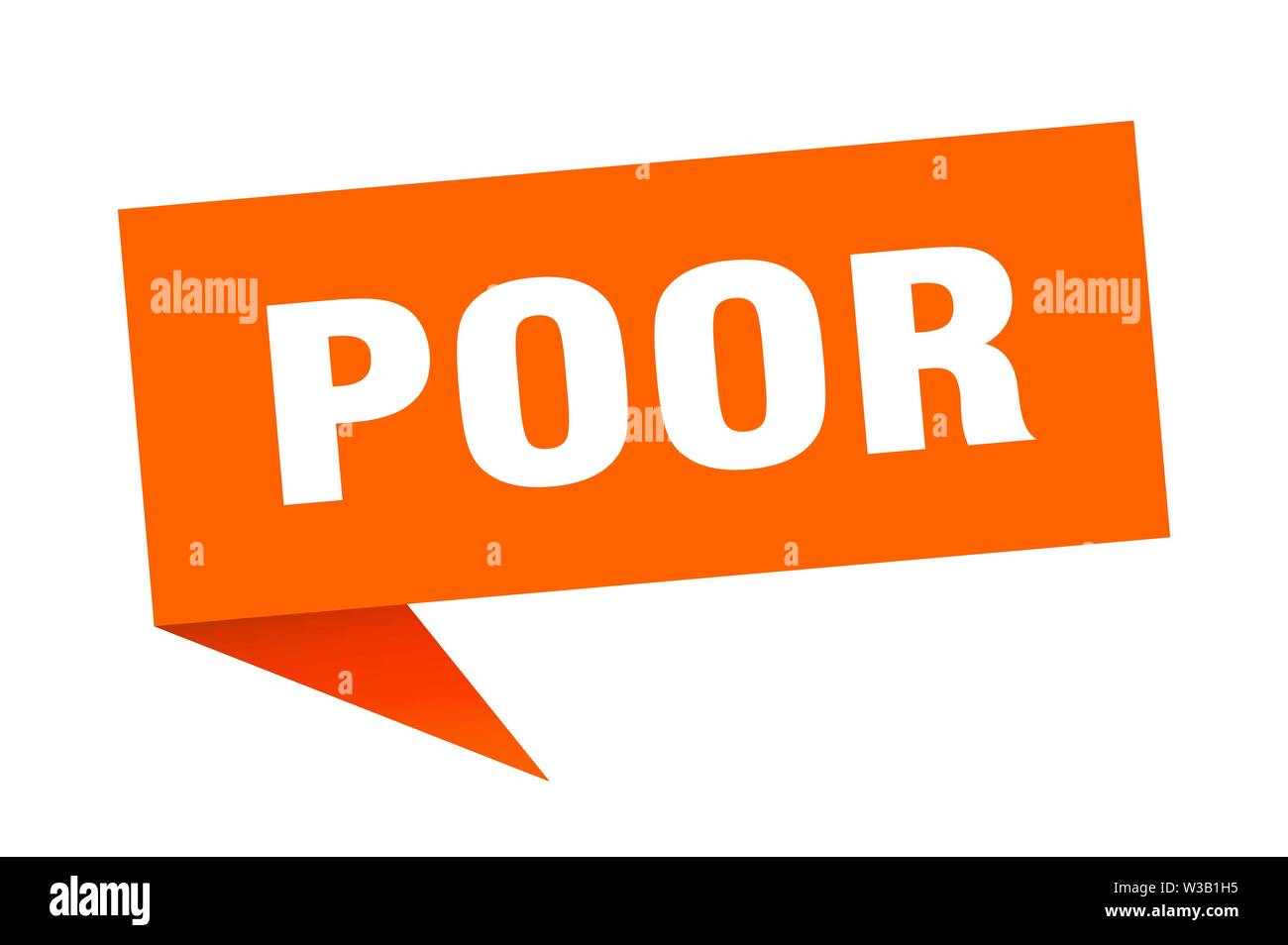 poor speech bubble. poor sign. poor banner Stock Vector Image & Art - Alamy