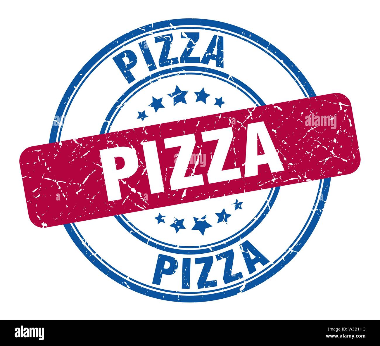 Blue italian stamp Stock Vector Images - Alamy