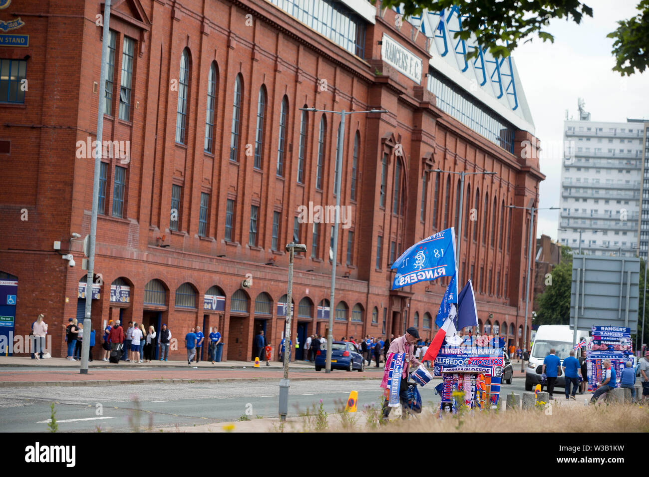 General view outside the ground during the pre-season friendly match at ...