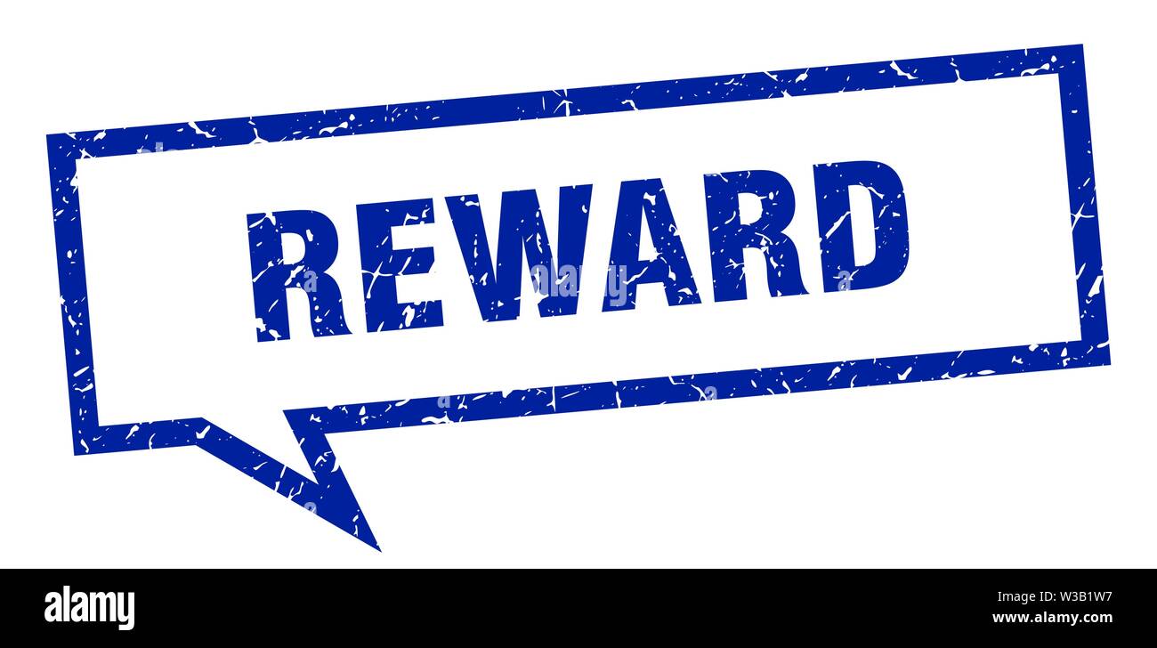 reward sign. reward square speech bubble. reward Stock Vector Image ...