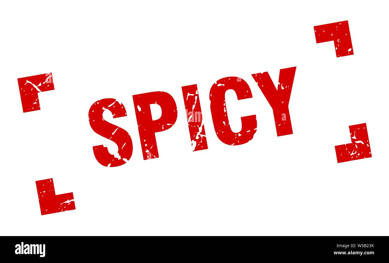 spicy stamp. spicy square grunge sign. spicy Stock Vector Image & Art ...