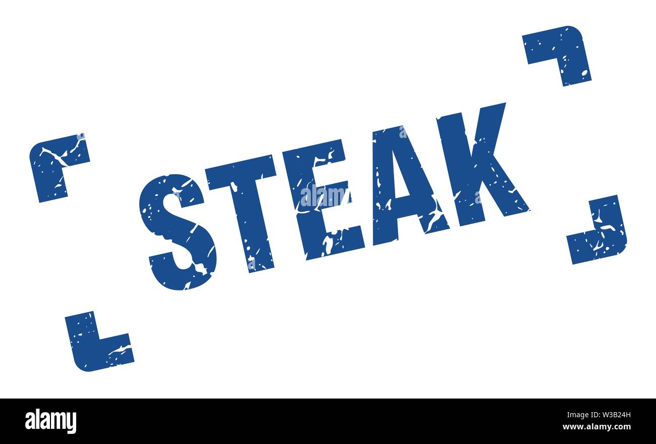 steak stamp. steak square grunge sign. steak Stock Vector Image & Art ...