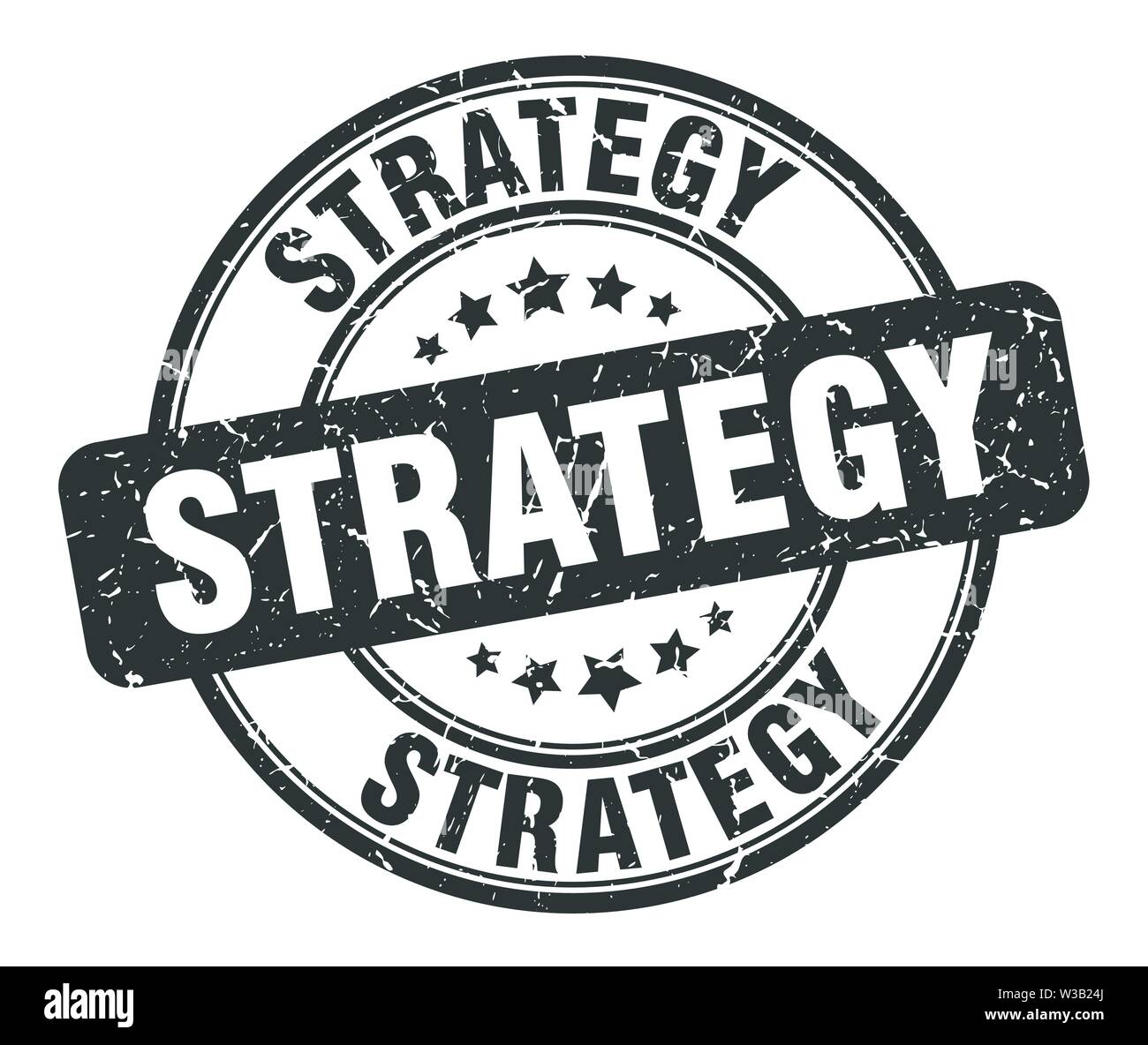 strategy stamp. strategy round grunge sign. strategy Stock Vector Image ...