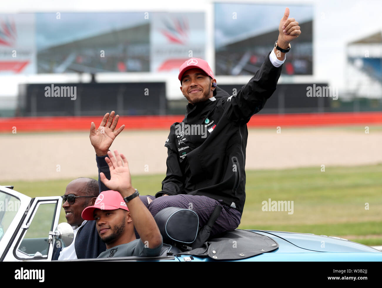 Mercedes driver Lewis Hamilton during the British Grand Prix at ...