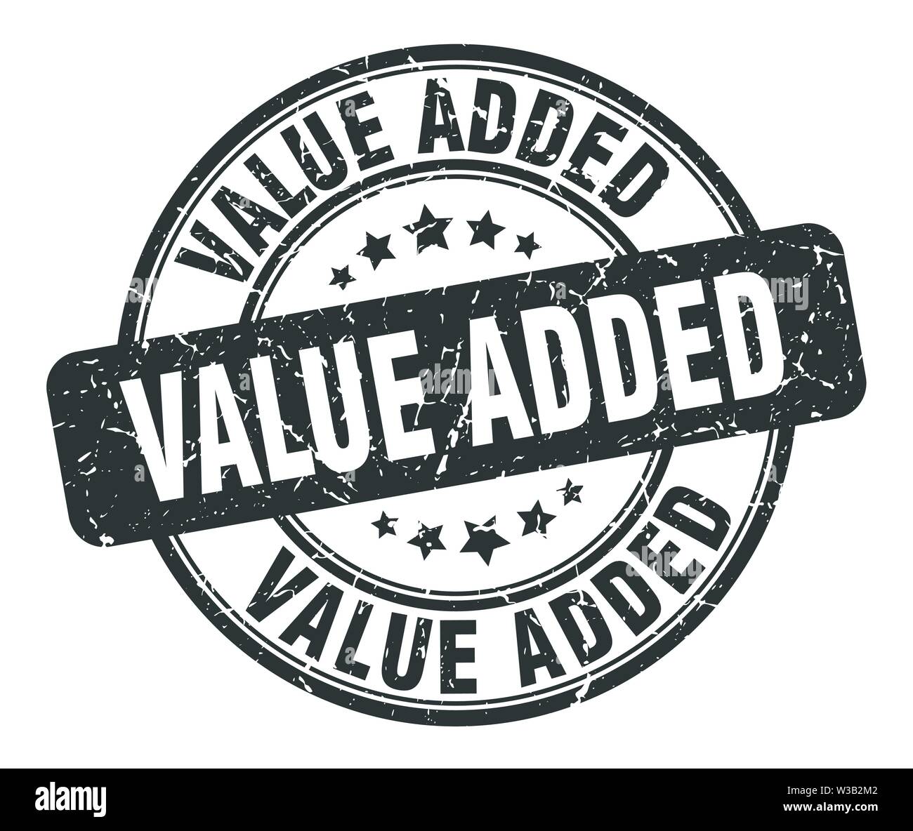 value added stamp. value added round grunge sign. value added Stock ...