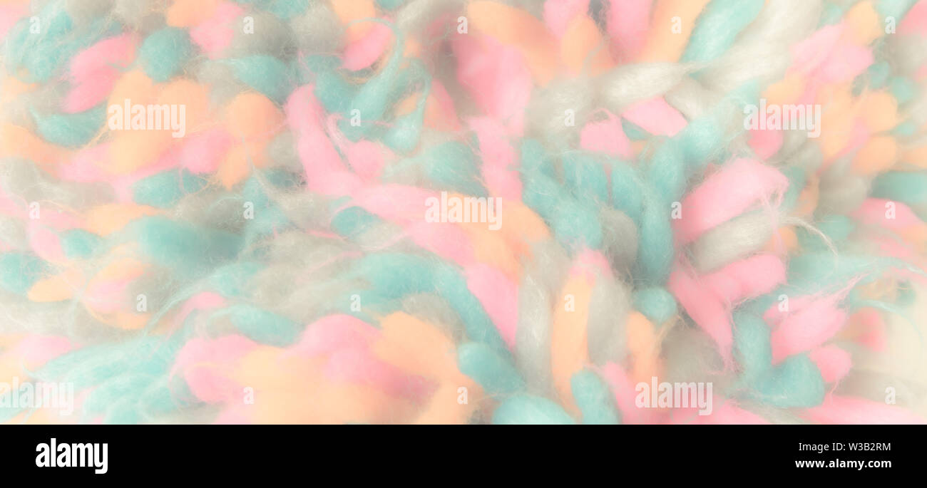 Colourful soft wool texture background, cotton wool, light natural ...