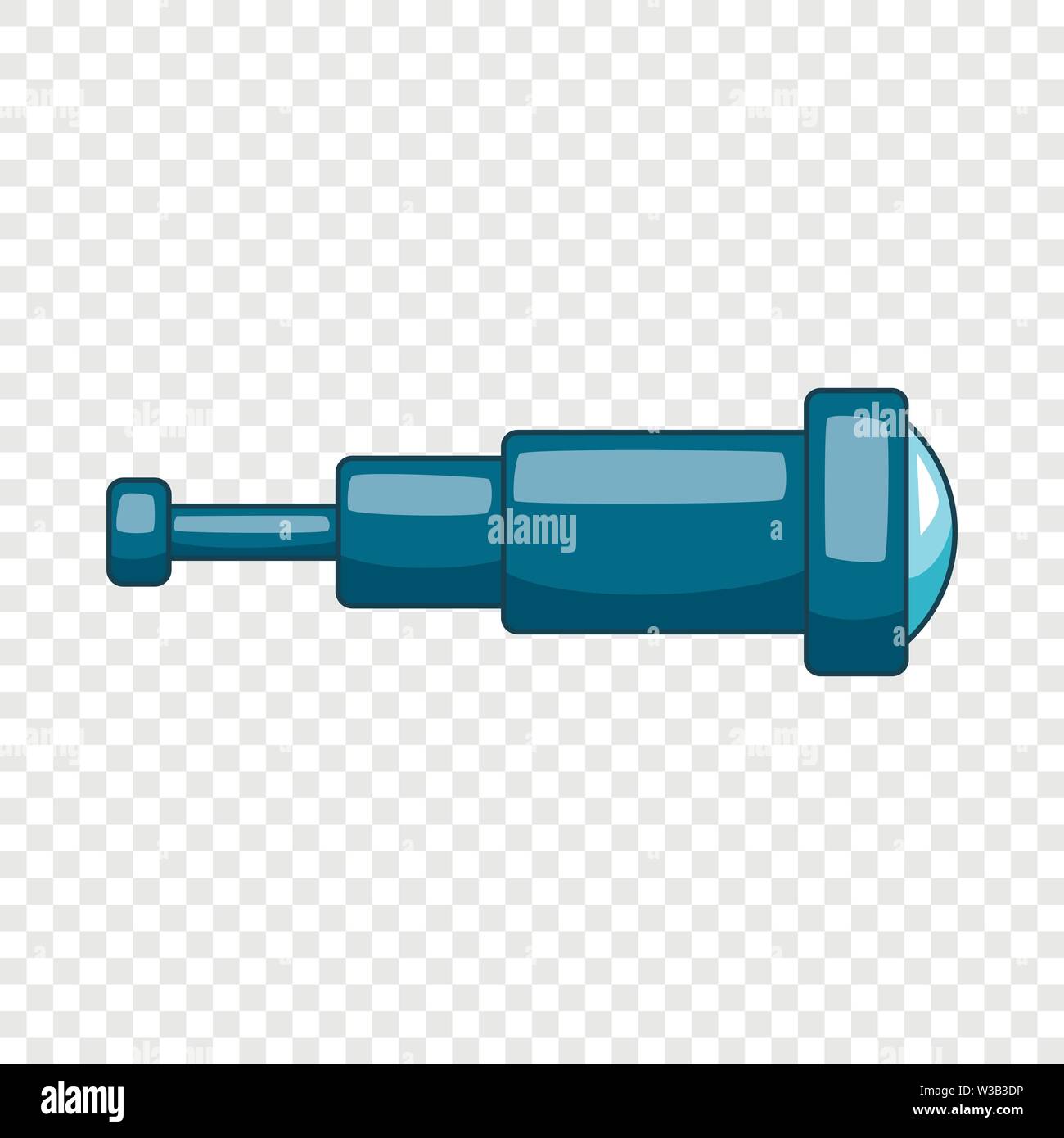 Spyglass telescope lens icon, cartoon style Stock Vector Image & Art ...