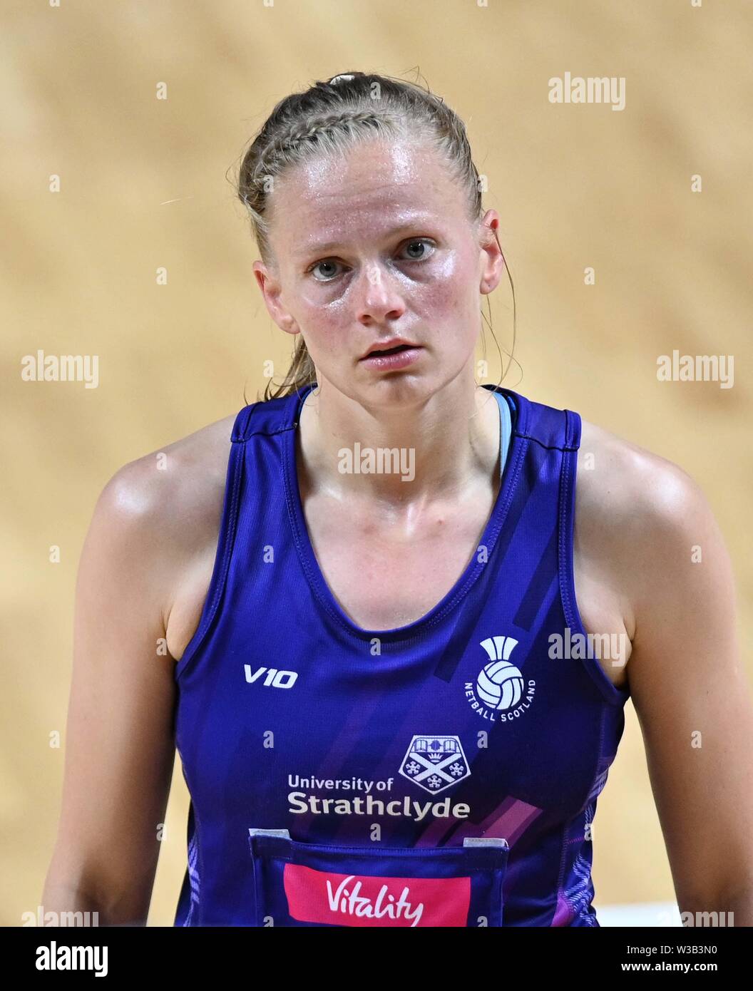 Liverpool, UK. 14 July 2019. Claire Maxwell (Scotland) during the ...