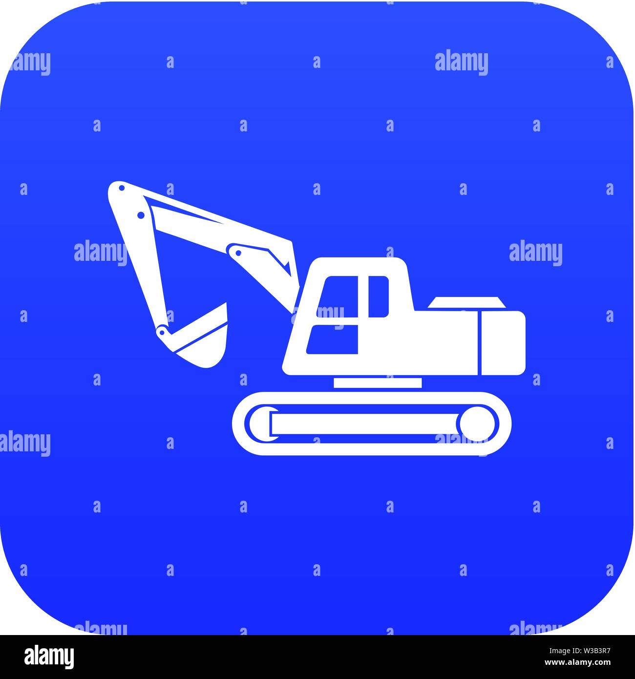 Digging machine icon, simple style Stock Vector Image & Art - Alamy