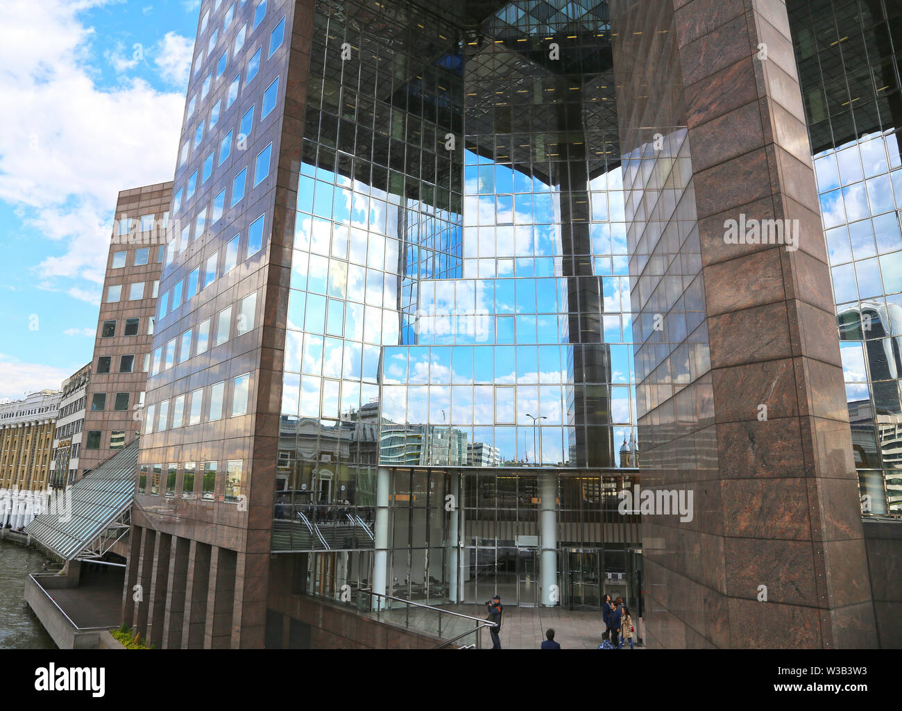 London, Great Britain -May 23, 2016: Modern architecture of the office ...