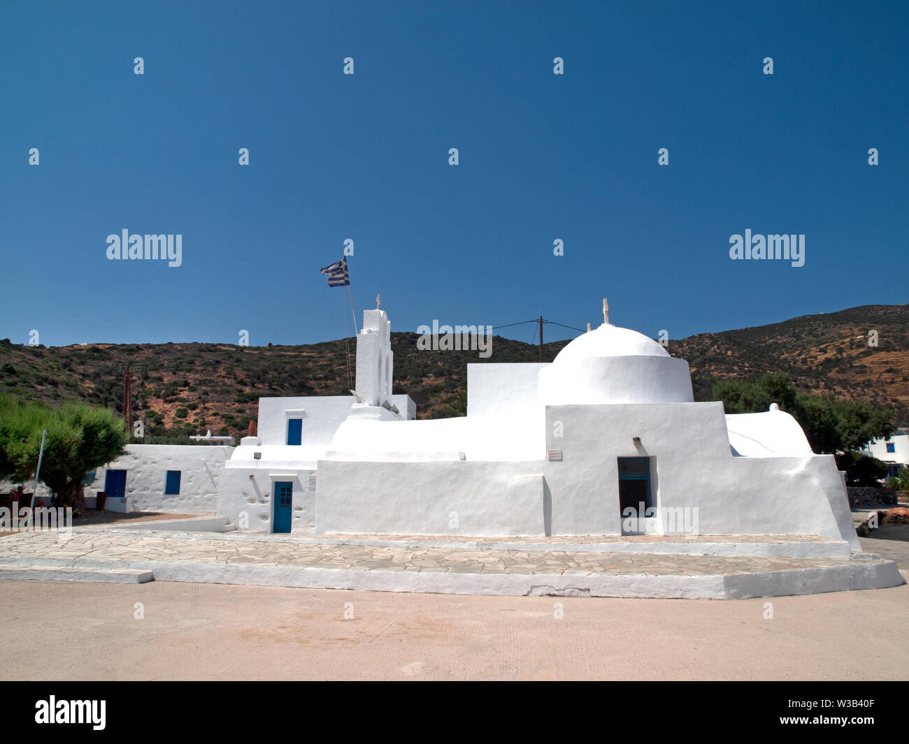 The seaside village of Vathi in Serifos Stock Photo - Alamy