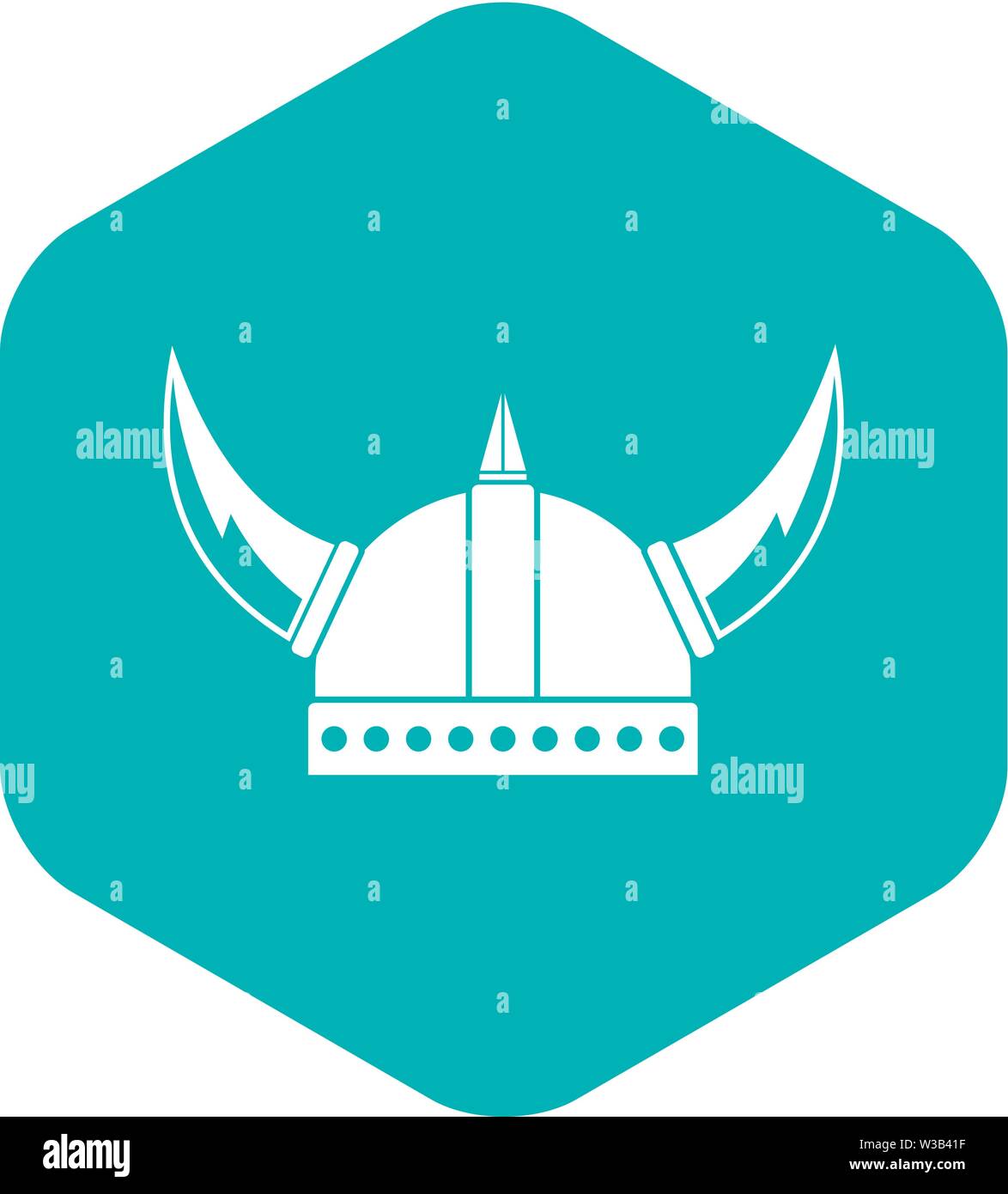 Viking helmet icon, simple style Stock Vector Image & Art - Alamy
