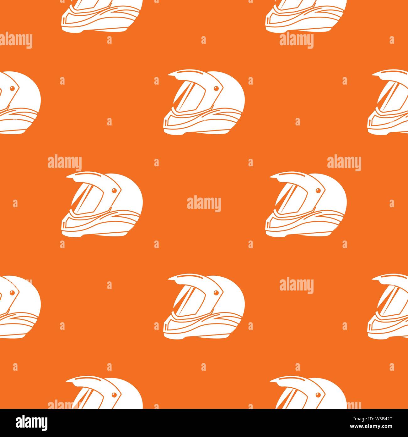 Motorcycle helmet racing pattern vector orange Stock Vector Image & Art ...