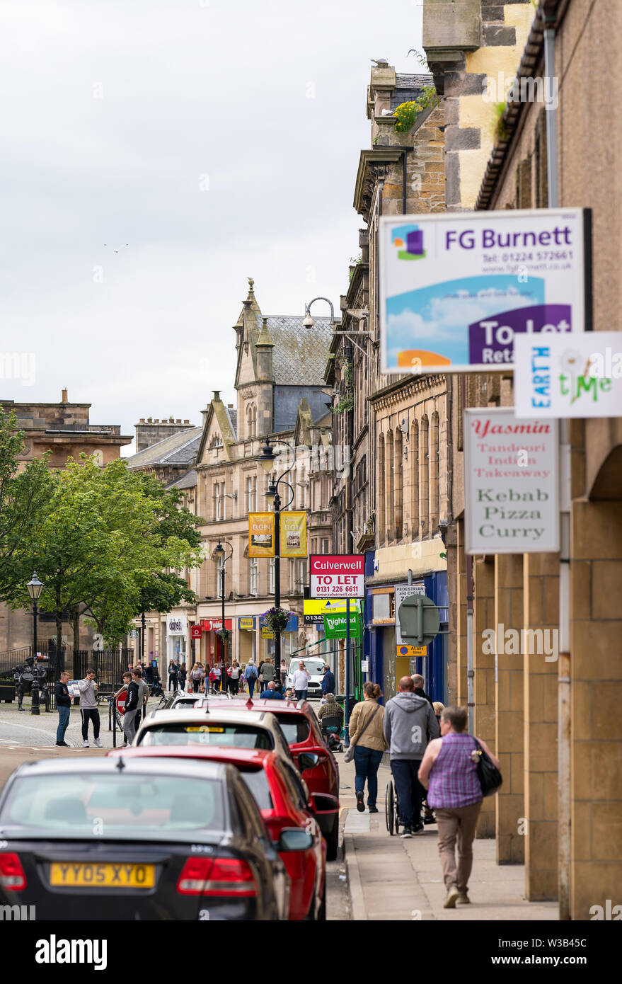 Shopping street in elgin hi-res stock photography and images - Alamy