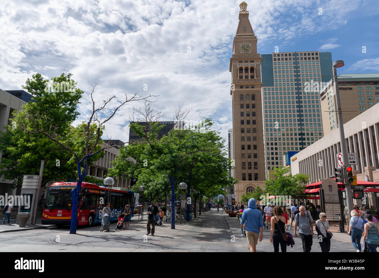 Denver, Colorado, USA - June 15th, 2019: Daniels and Fisher Tower in ...