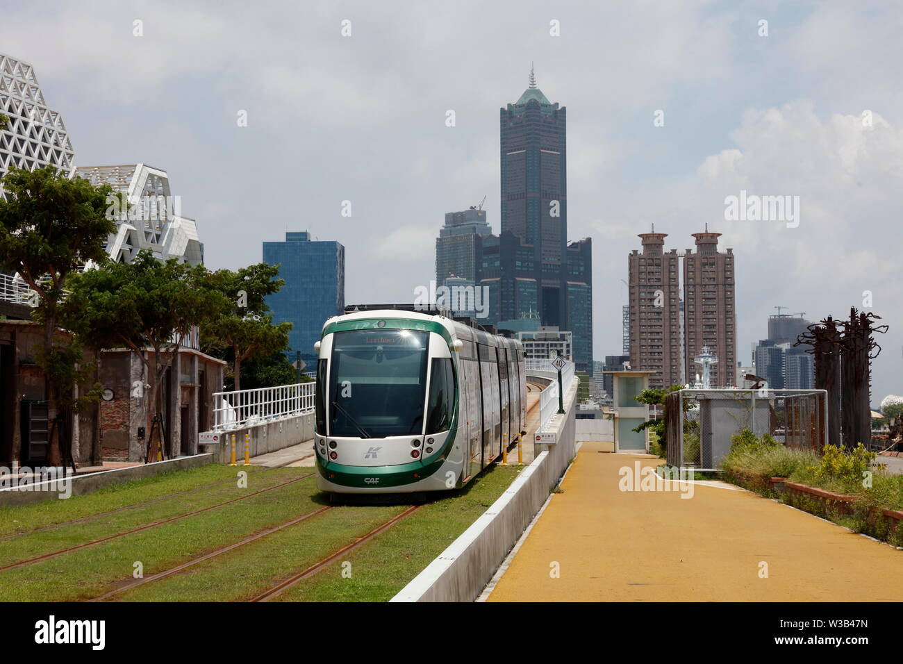Light rail rapid transit Stock Photo - Alamy