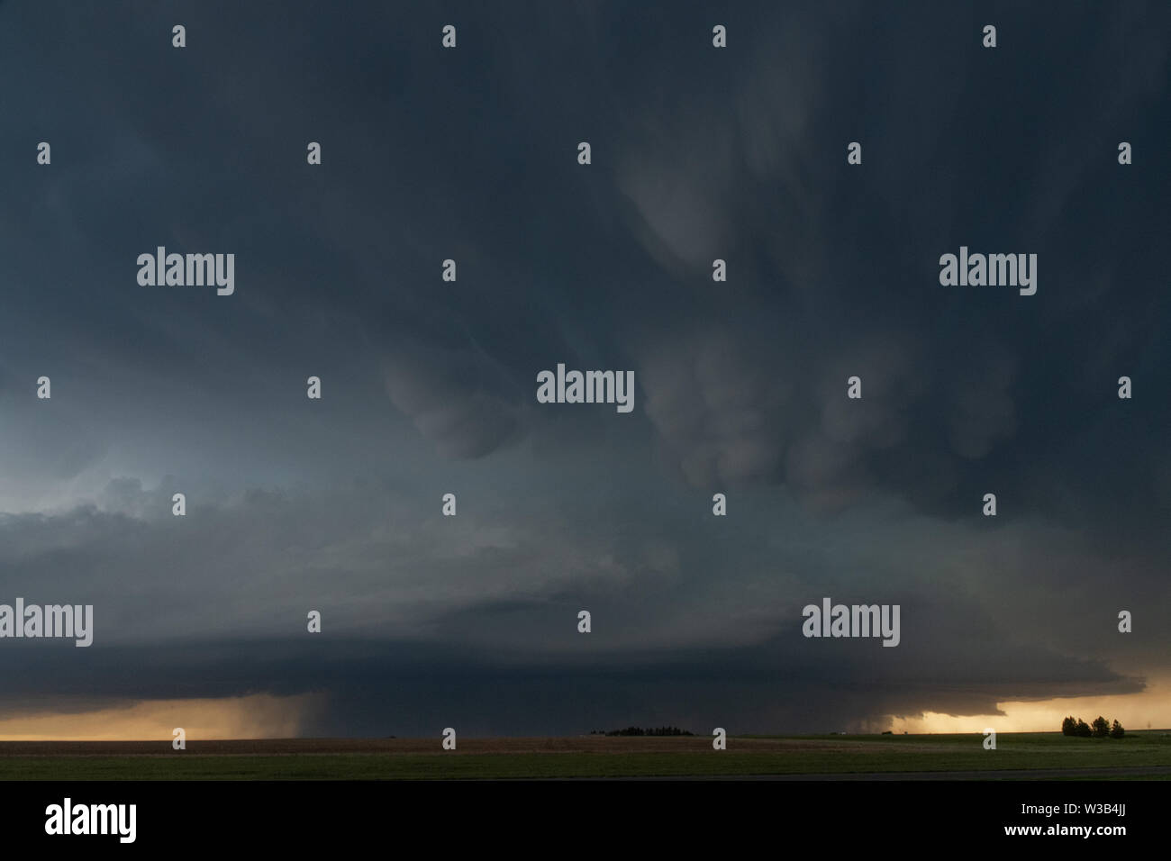 Mammatus clouds and supercell, Colorado, USA Stock Photo - Alamy