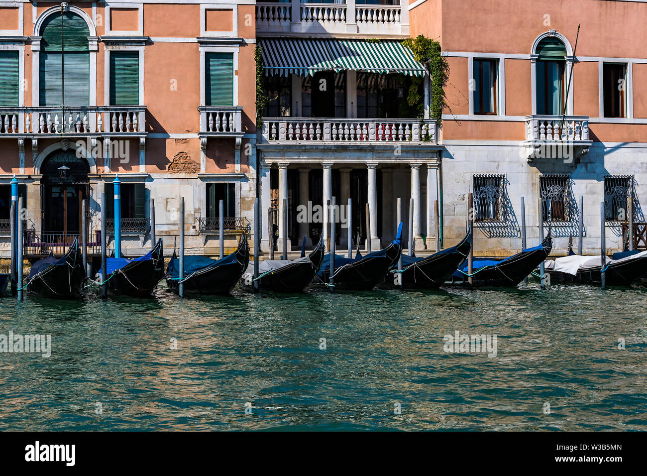 Elements of architecture of houses on the streets of the canals of the ...