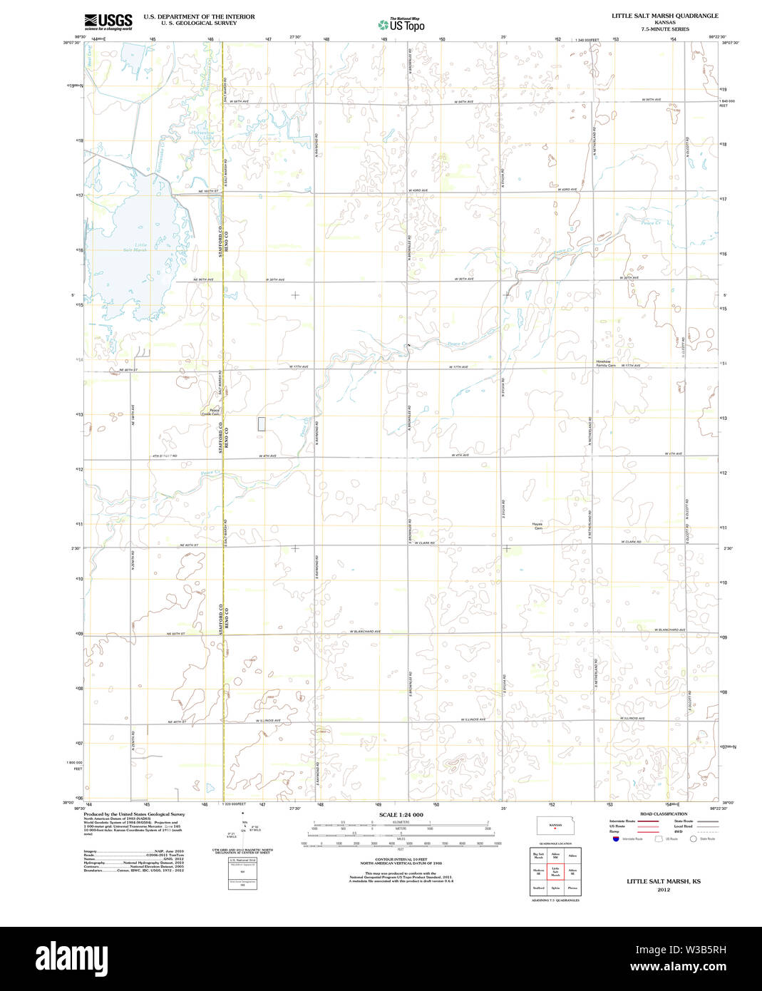 Salt marsh restoration Cut Out Stock Images & Pictures - Alamy