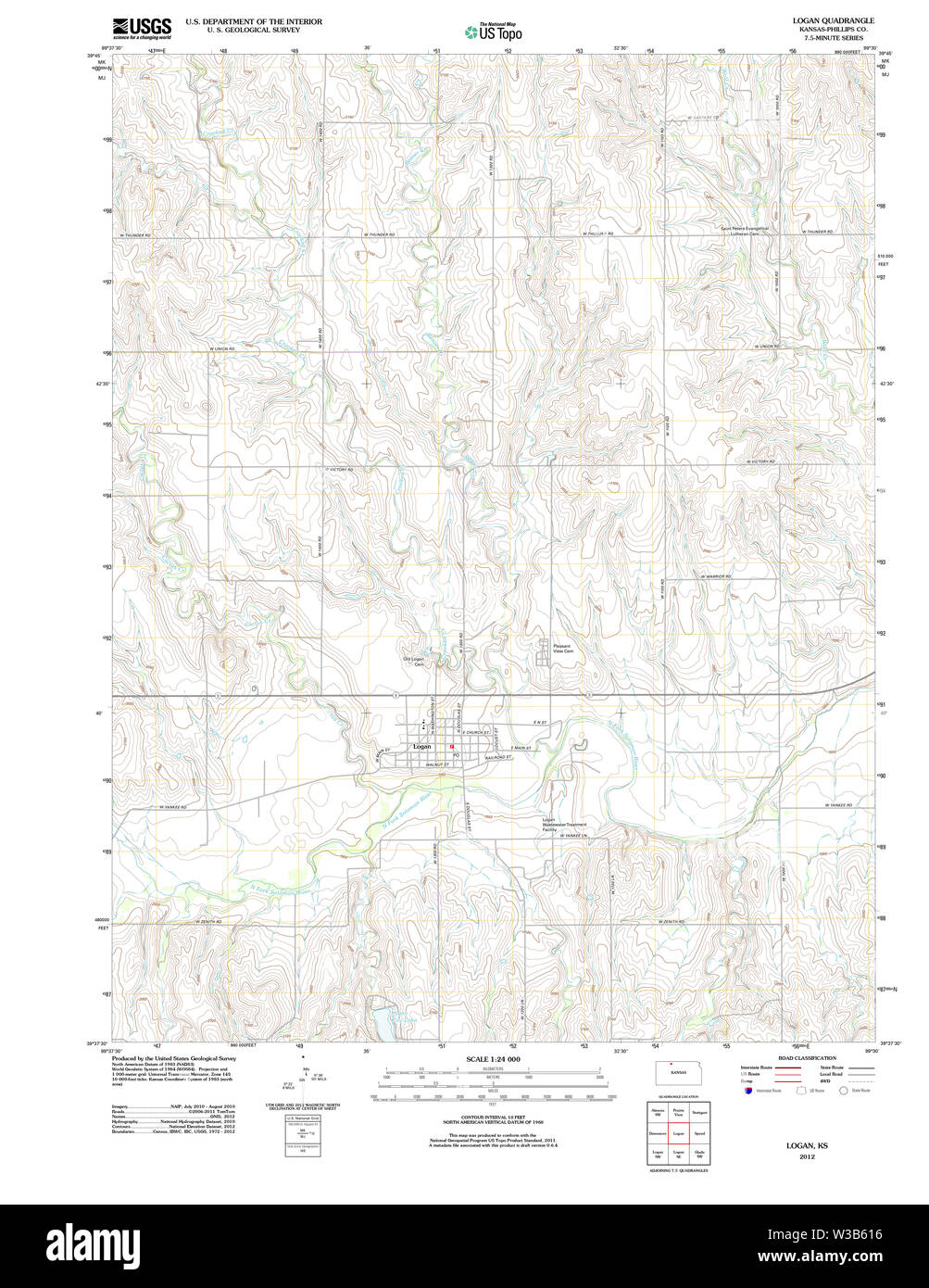 Map of logan Cut Out Stock Images & Pictures - Alamy