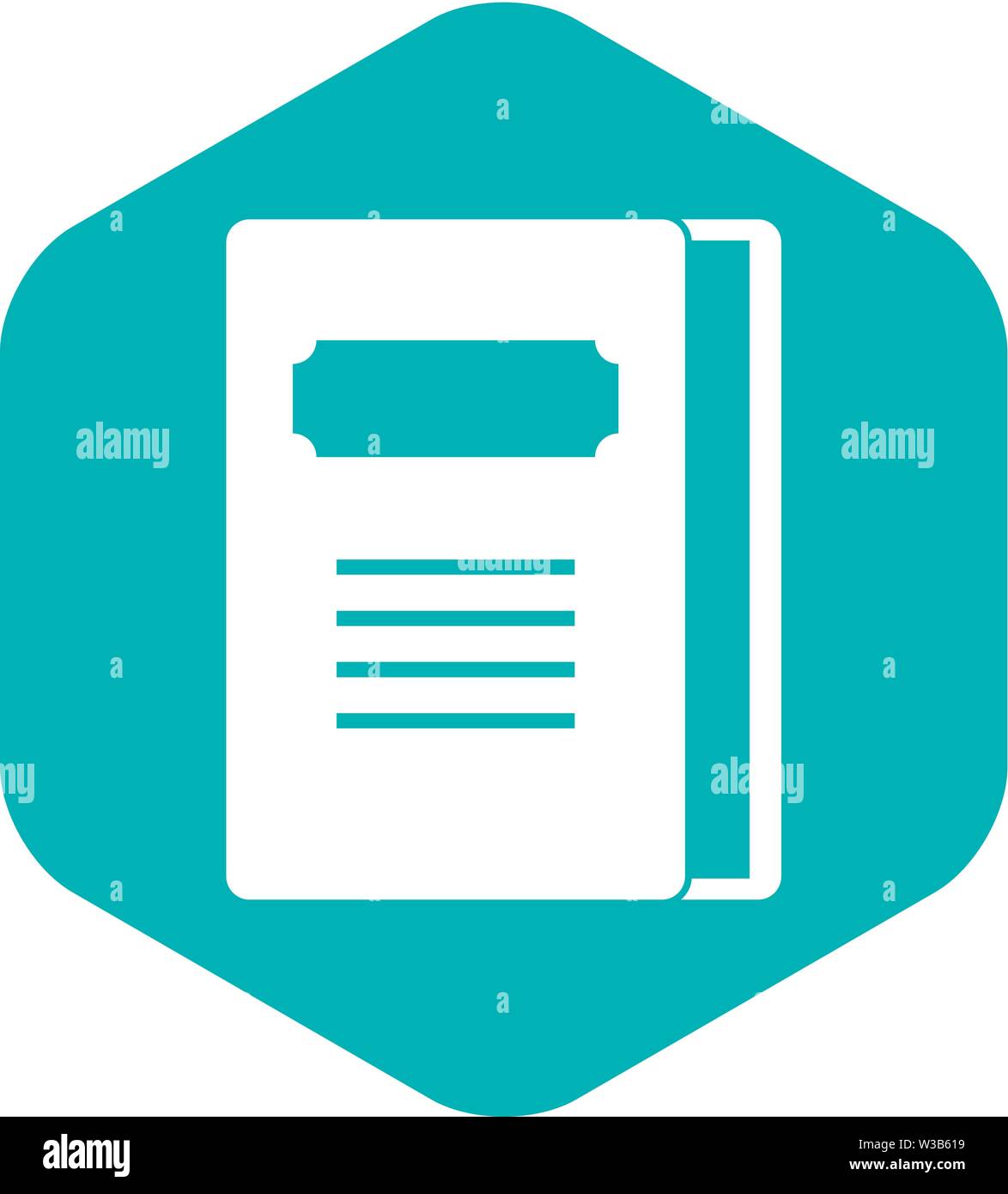 Tutorial icon, simple style Stock Vector Image & Art - Alamy