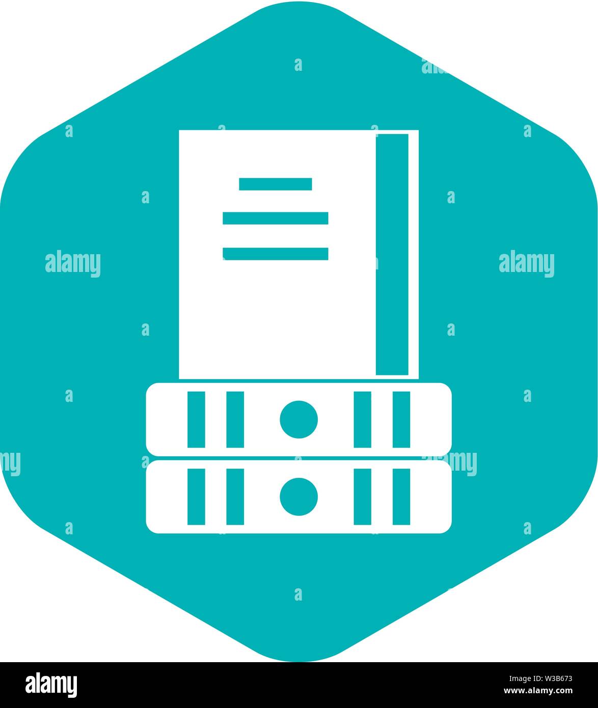 Three books icon, simple style Stock Vector Image & Art - Alamy
