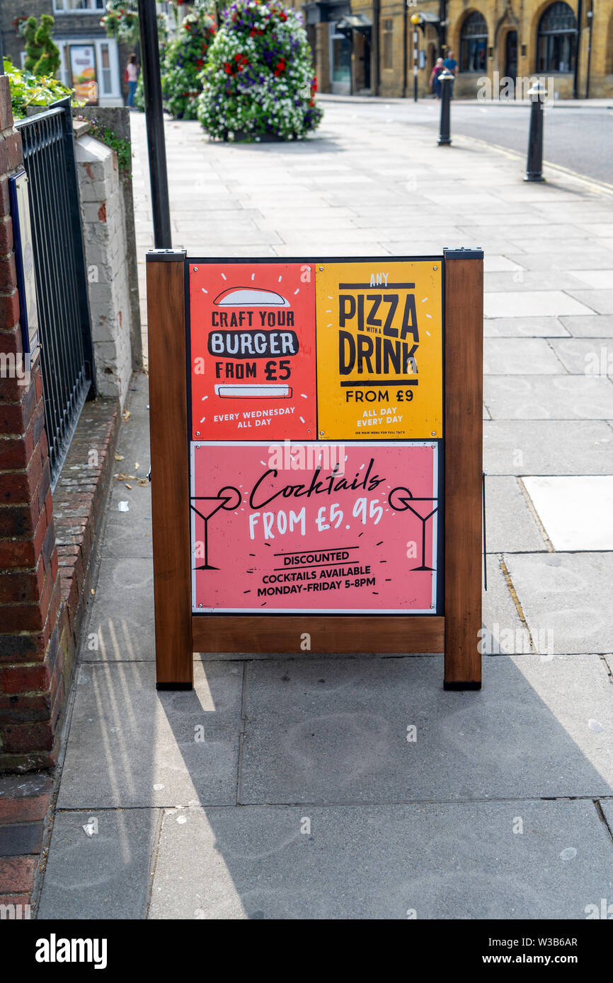 Food advert posters hi-res stock photography and images - Alamy