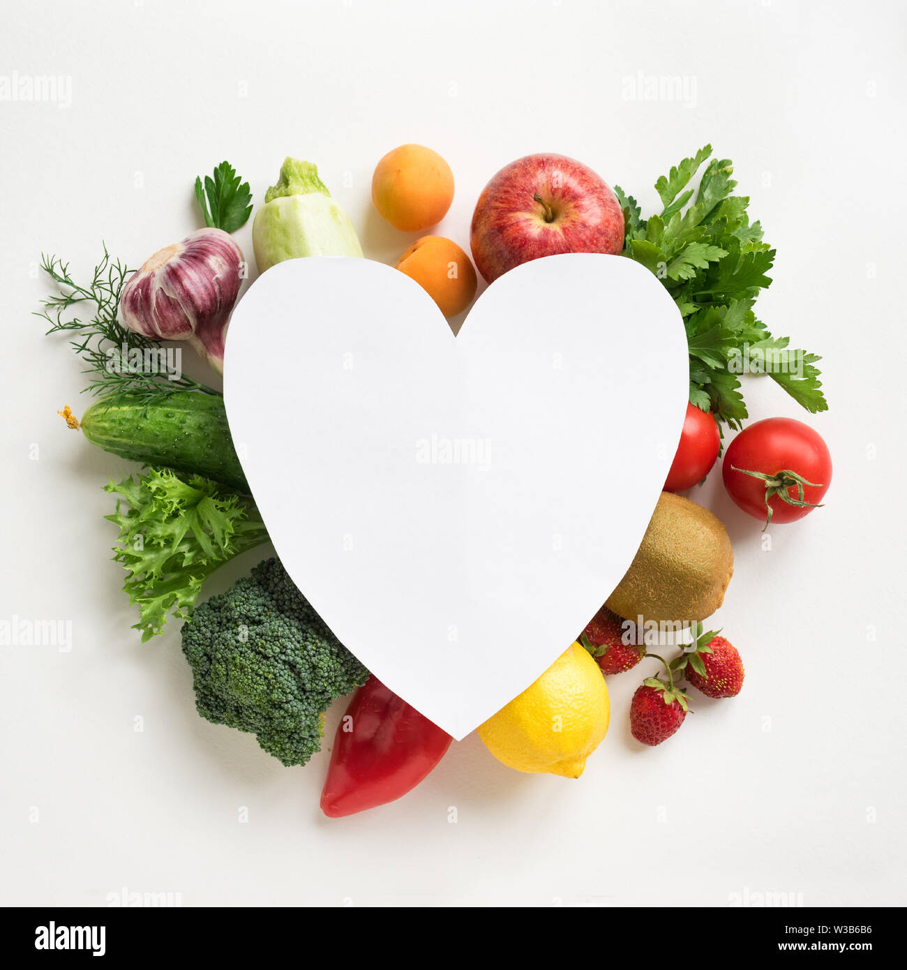 Heart Shaped Healthy Food