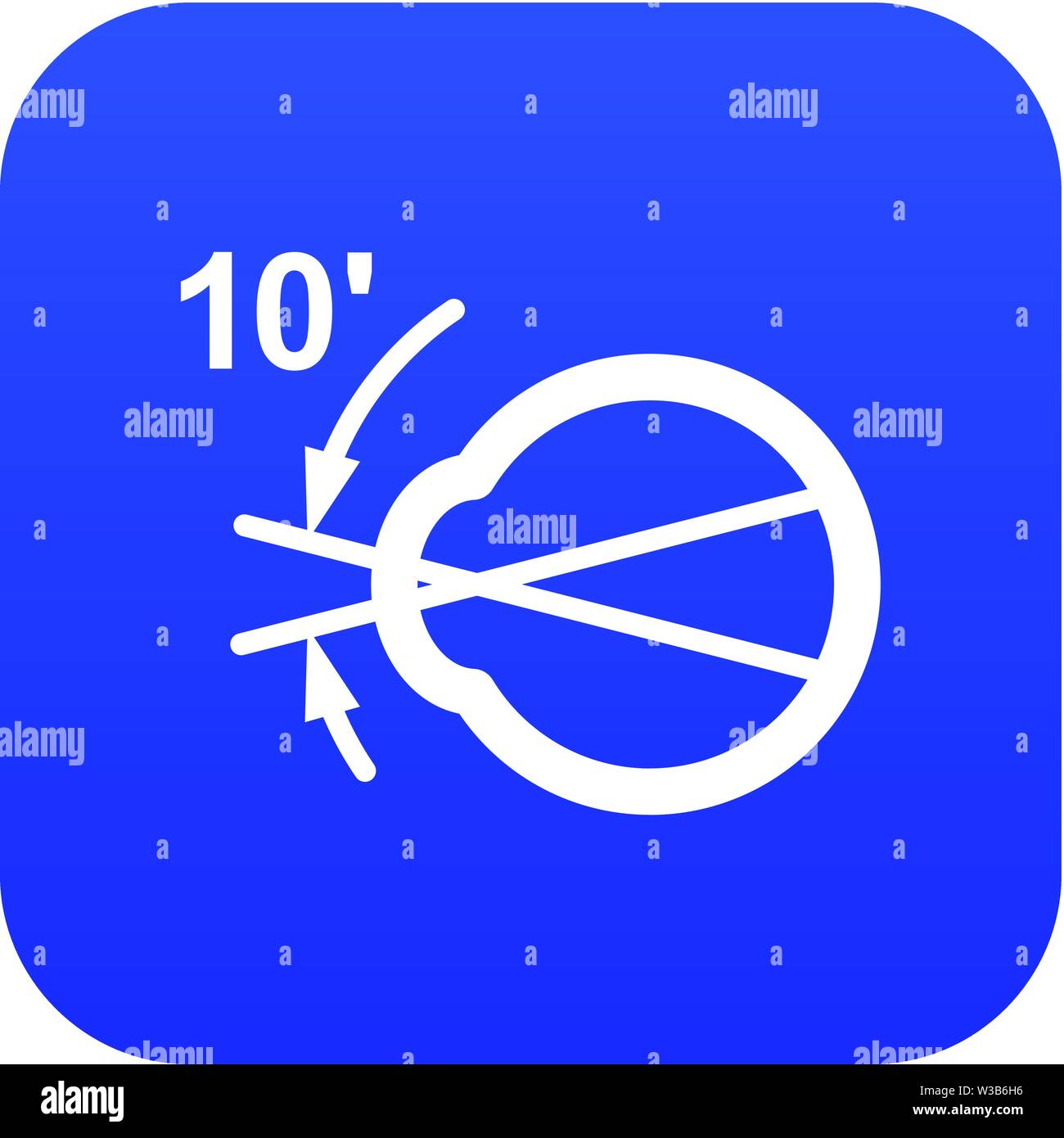 Vision angle icon, simple style Stock Vector Image & Art - Alamy