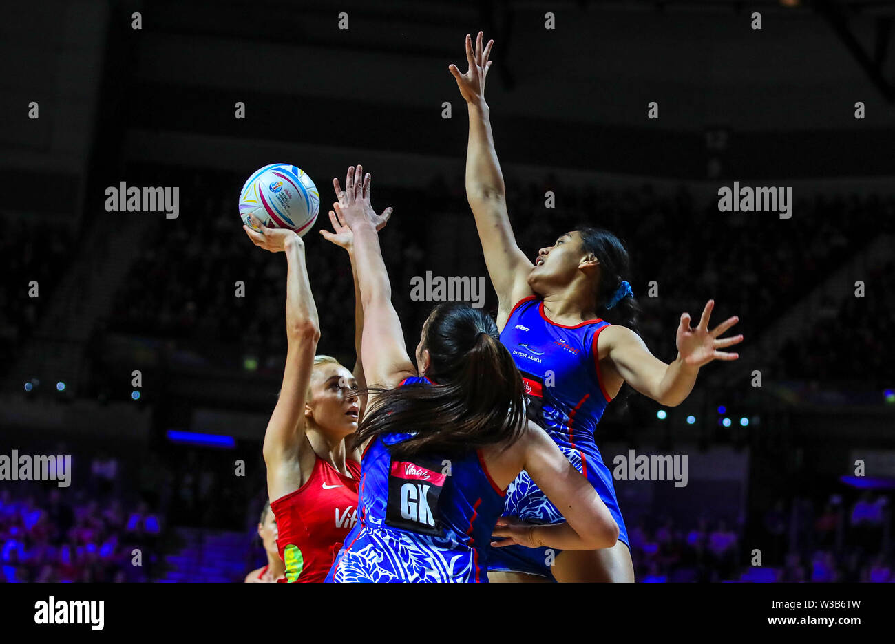 England's Helen Housby during the netball World Cup match at the M&S ...