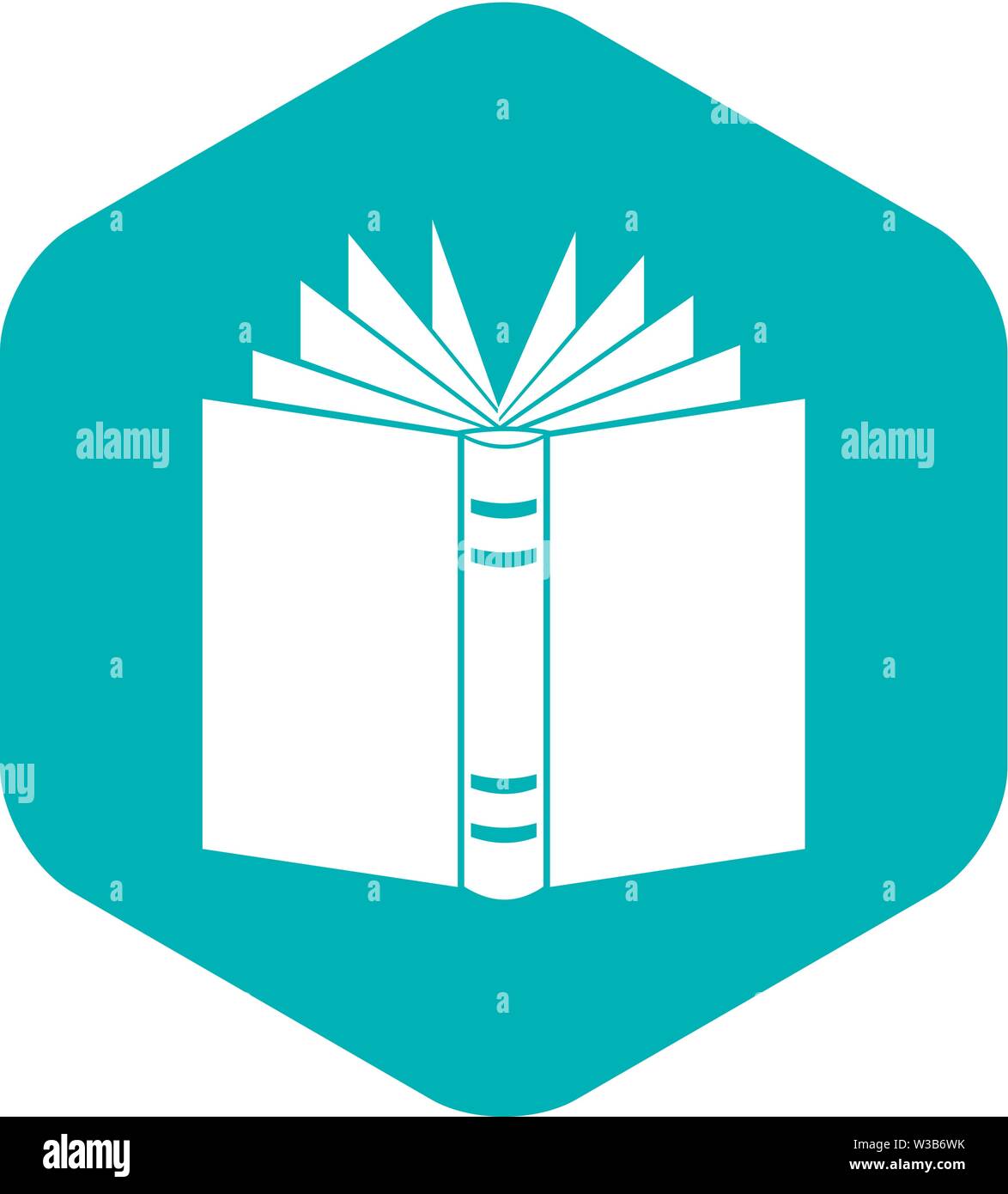 Open thick book icon, simple style Stock Vector Image & Art - Alamy