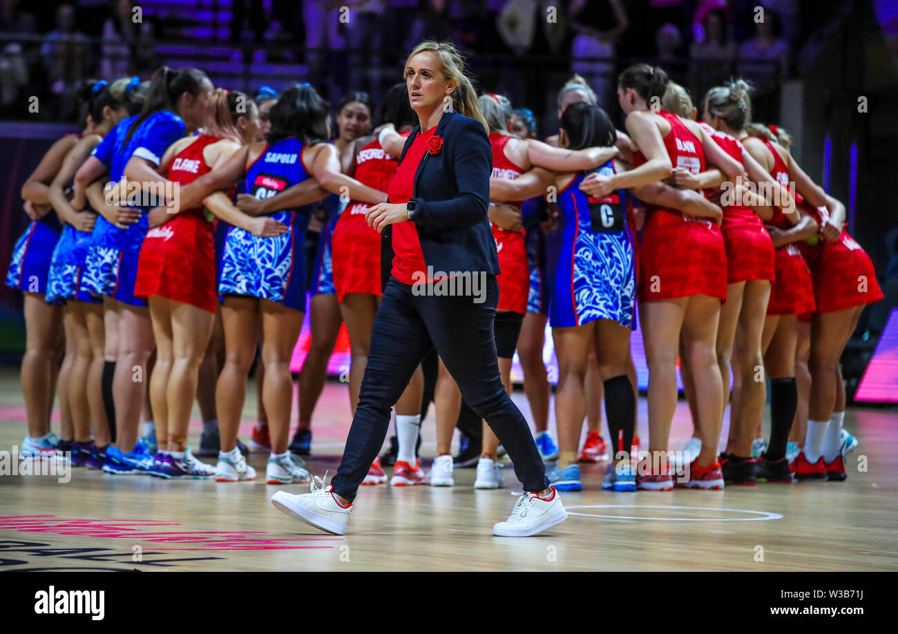 England's Tracey Neville during the Netball World Cup match at the M&S ...