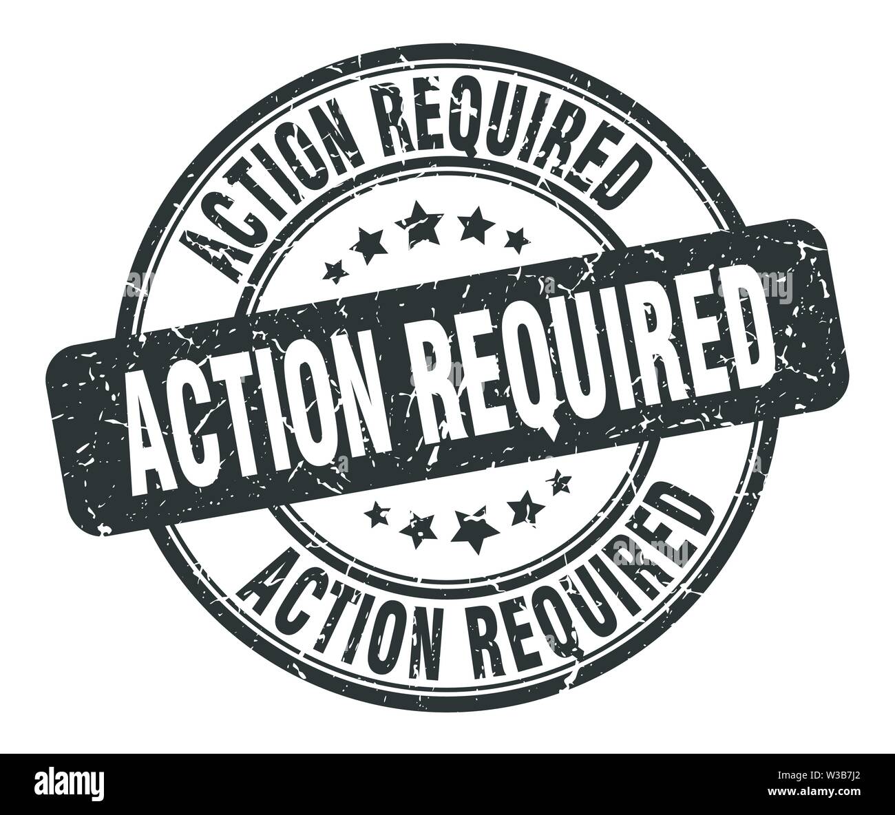 action required stamp. action required round grunge sign. action ...