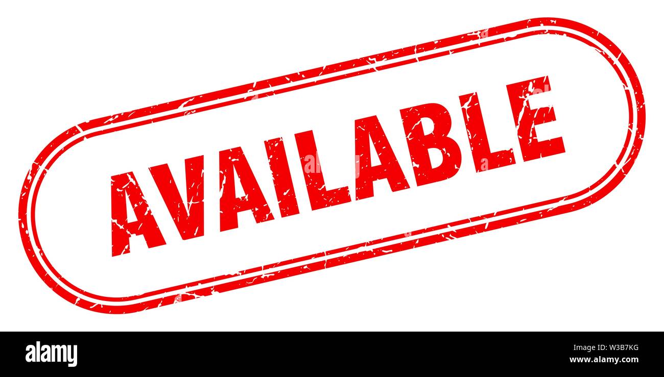 available stamp. available square grunge sign. available Stock Vector ...