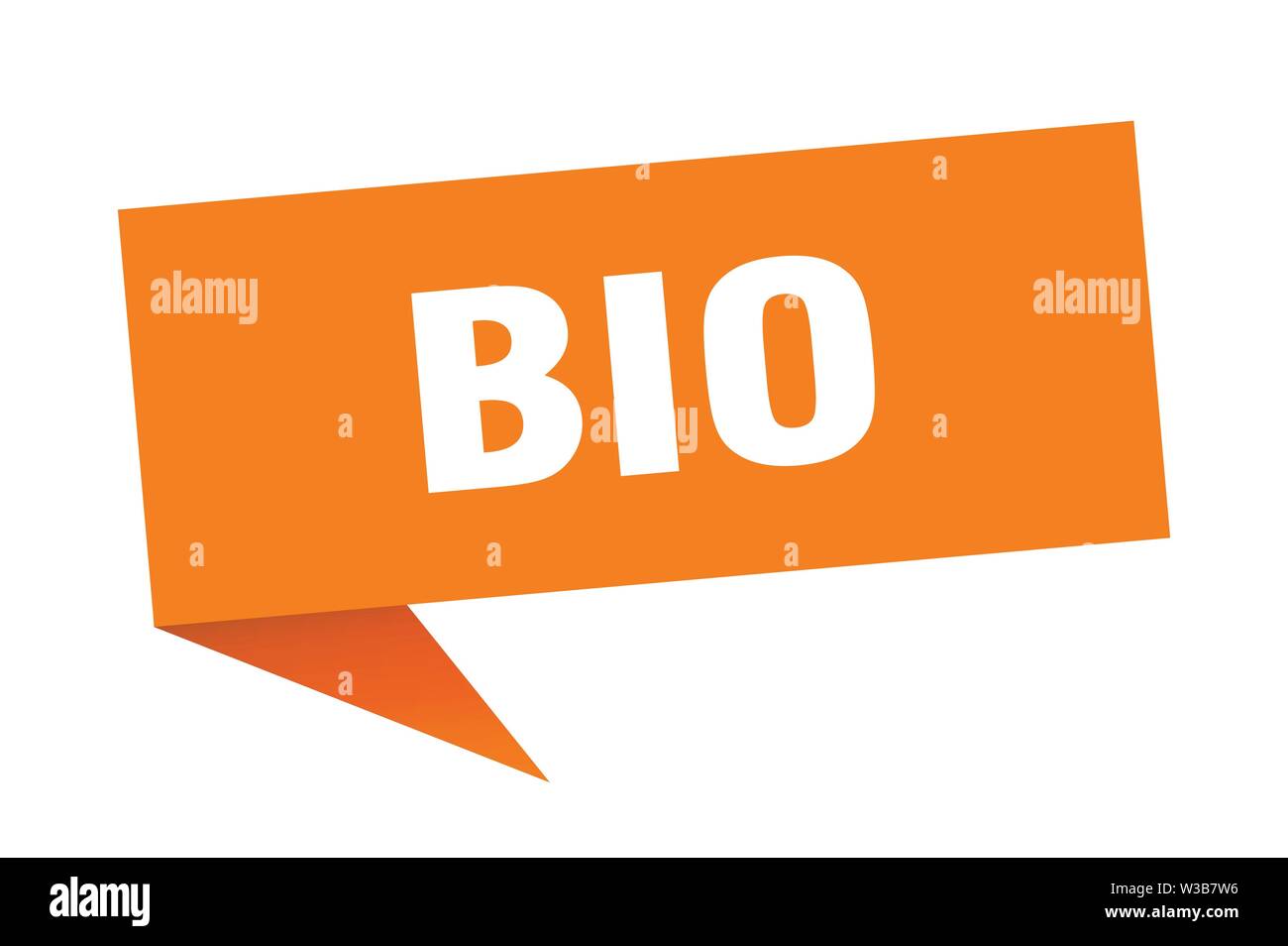 bio speech bubble. bio sign. bio banner Stock Vector Image & Art - Alamy