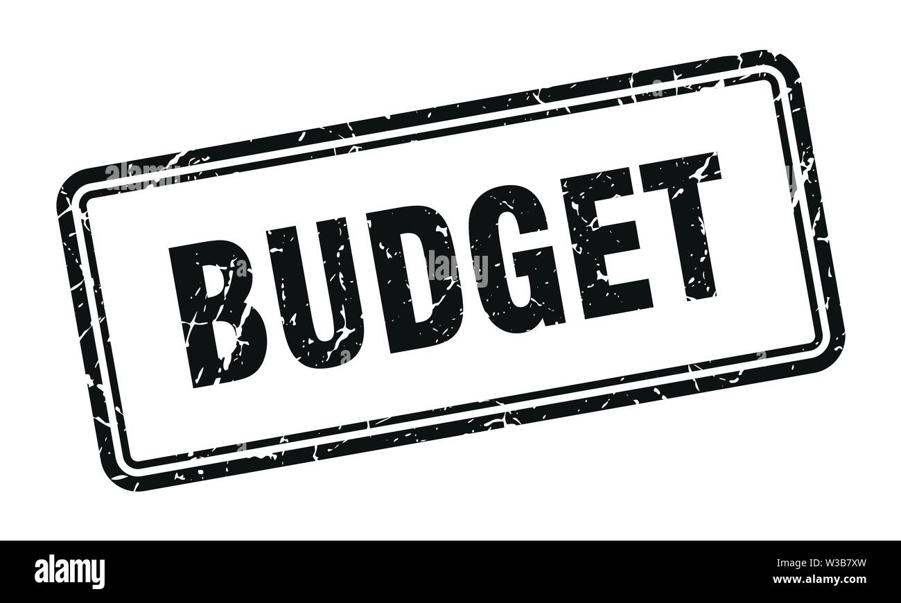 budget stamp. budget square grunge sign. budget Stock Vector Image ...