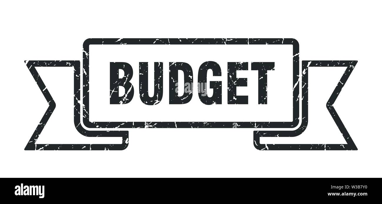 budget grunge ribbon. budget sign. budget banner Stock Vector Image ...