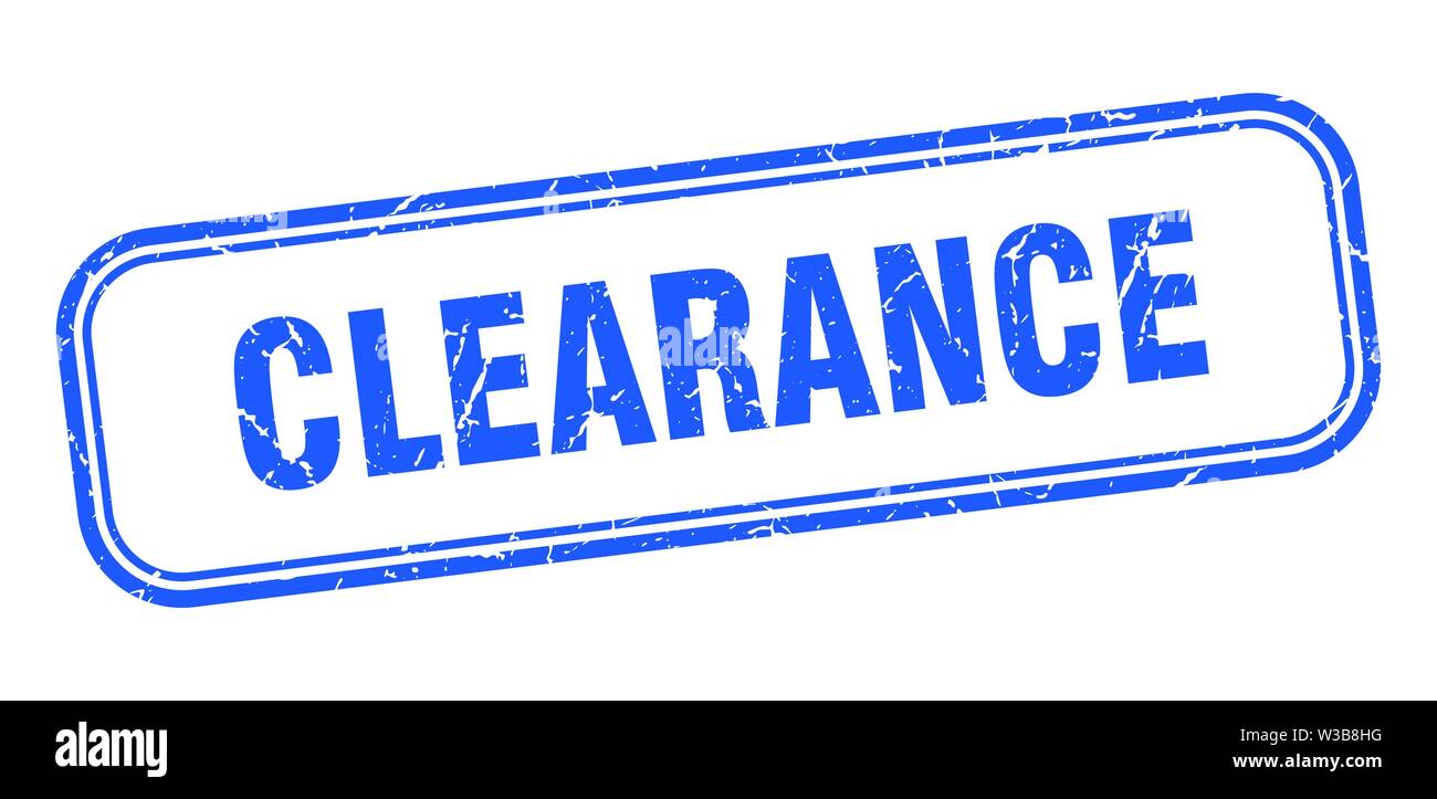 clearance stamp. clearance square grunge sign. clearance Stock Vector ...