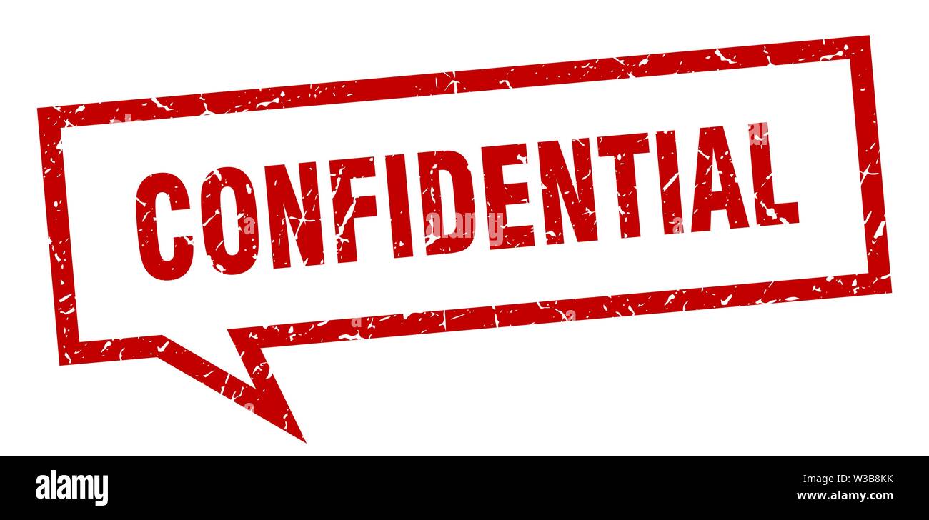 Confidential Sign
