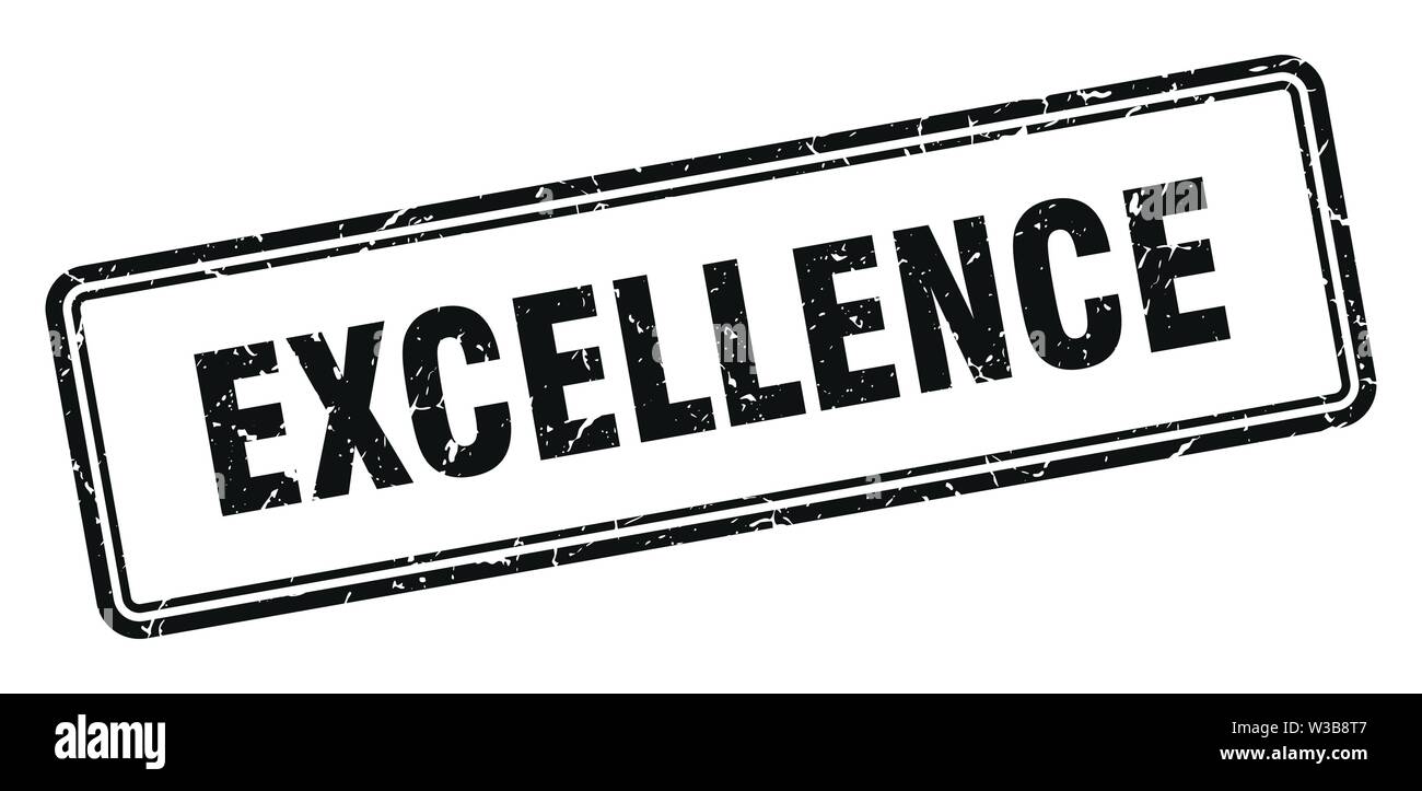 excellence stamp. excellence square grunge sign. excellence Stock ...