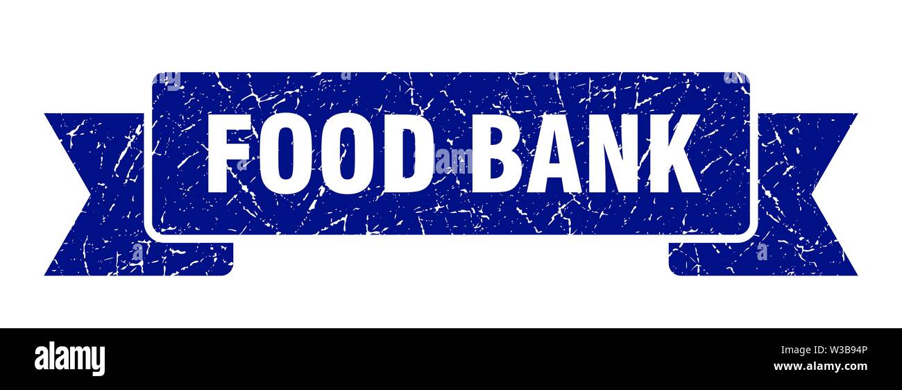 food bank grunge ribbon. food bank sign. food bank banner Stock Vector ...