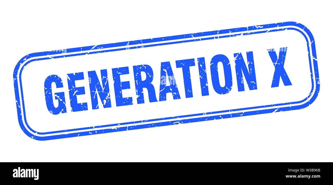 Generation x vector vectors Stock Vector Images - Alamy