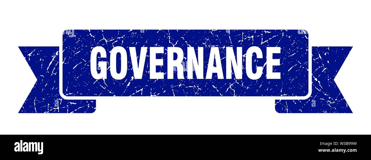 governance grunge ribbon. governance sign. governance banner Stock ...