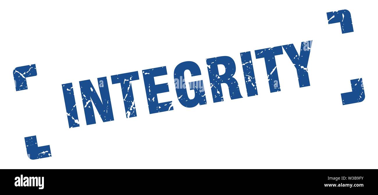 integrity stamp. integrity square grunge sign. integrity Stock Vector ...