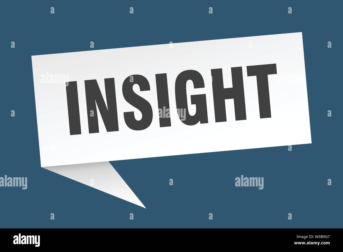insight speech bubble. insight sign. insight banner Stock Vector Image ...